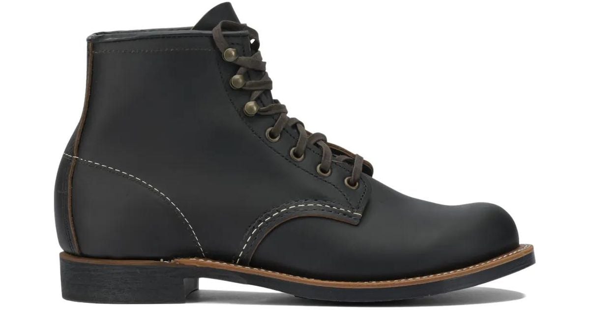 Red Wing Blacksmith Lace-Up Stitch-Detail Boots for Men | Lyst UK