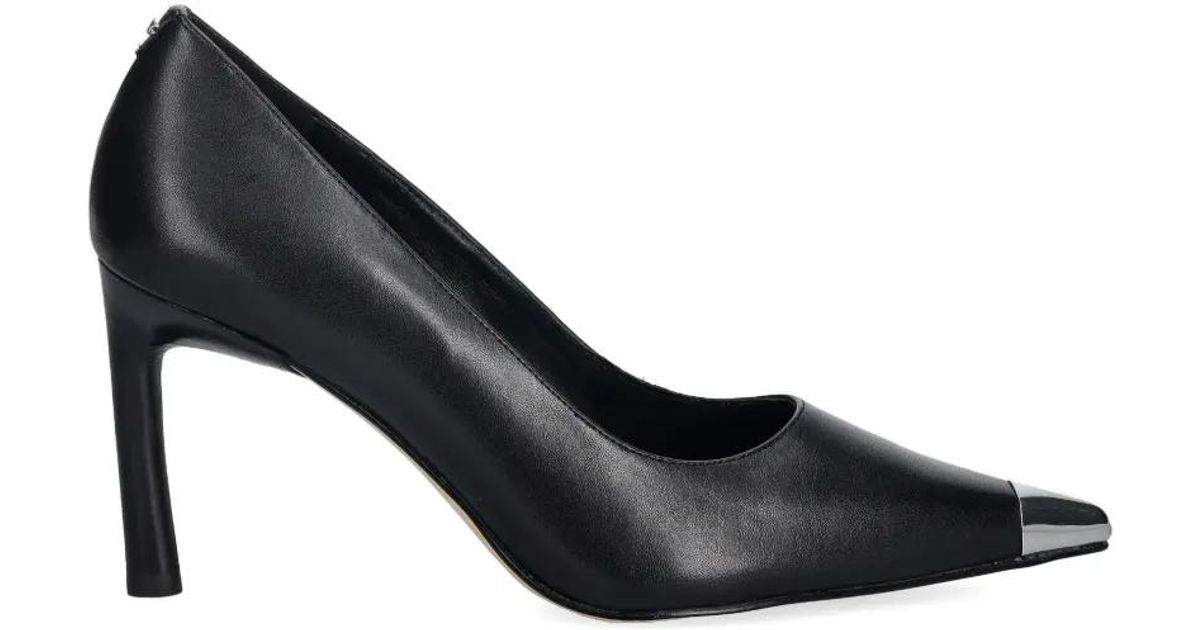 MICHAEL Michael Kors Kasia Cap-Toe Pumps in Black | Lyst