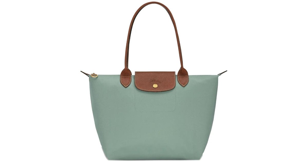 Longchamp Medium Le Pliage Original Shoulder Bag in Green | Lyst