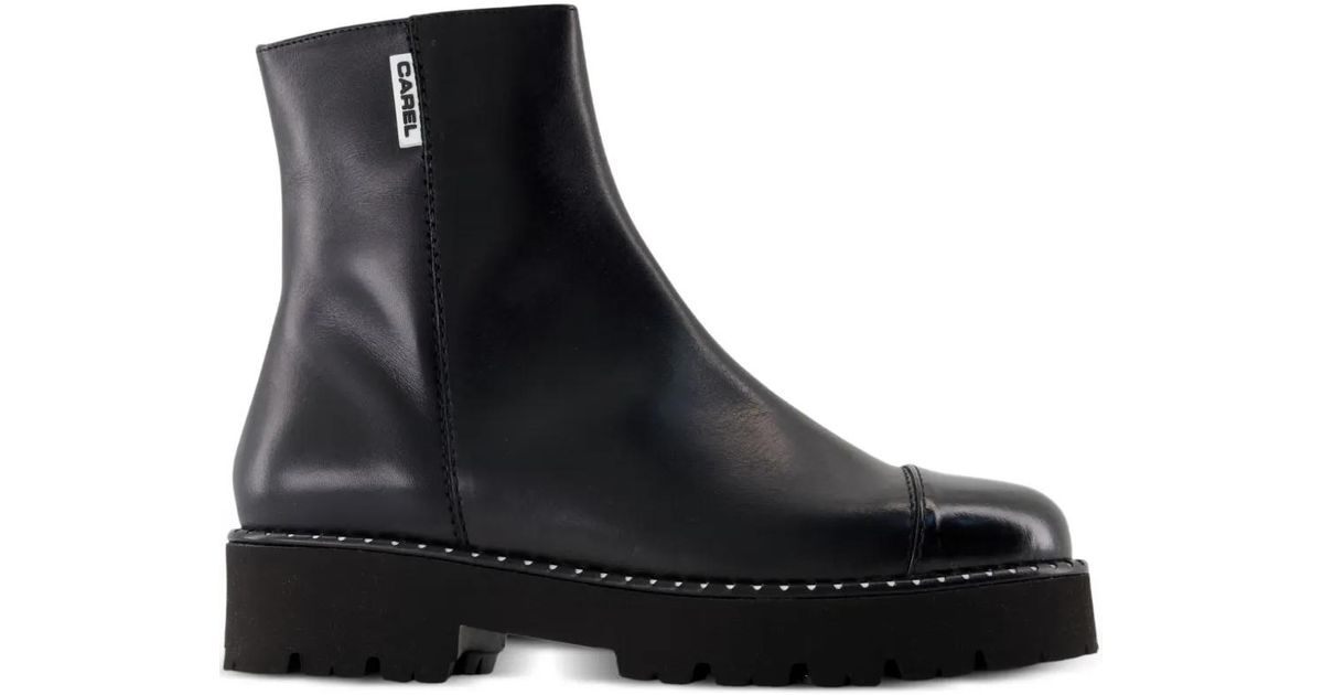 CAREL PARIS Chouchou 25 Ankle Boots in Black | Lyst