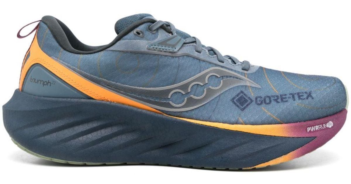 Saucony Triumph 22 Gtx Sneakers in Blue for Men | Lyst