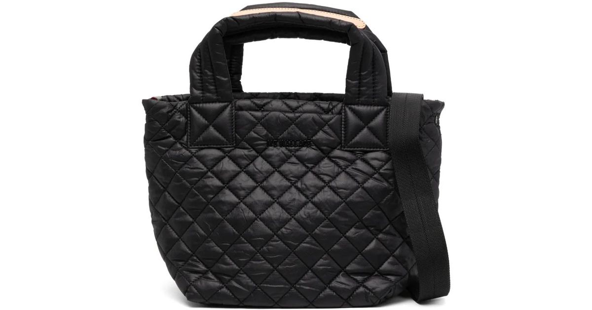 MZ Wallace Mini Metro Tote Bag in Black | Lyst