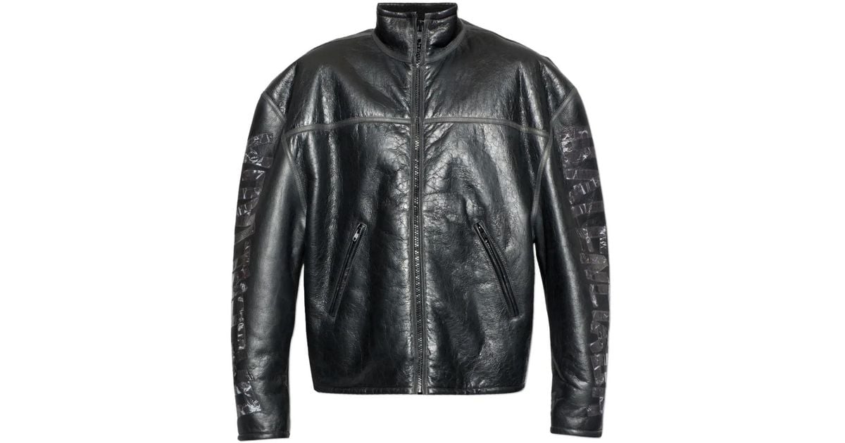 Balenciaga Logo-Tape Jacket in Black for Men | Lyst