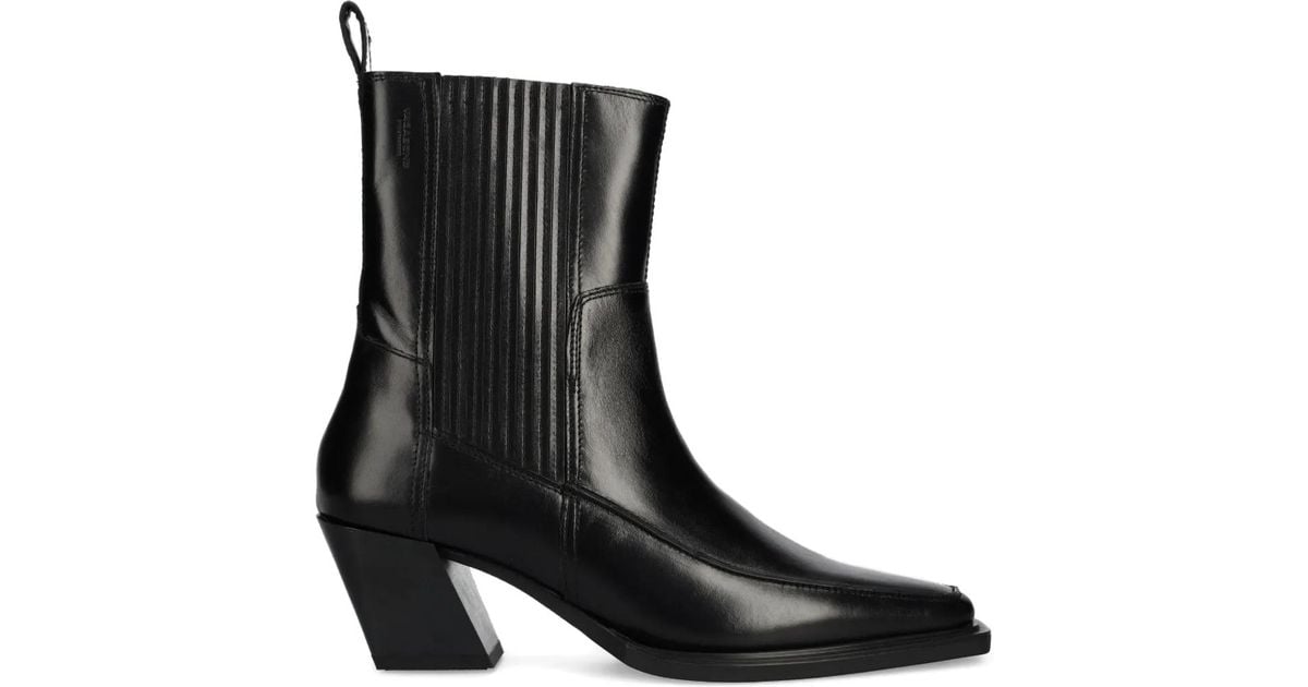 Vagabond Shoemakers 62mm Alina Pointed-toe Elastic-panel Boots in Black ...