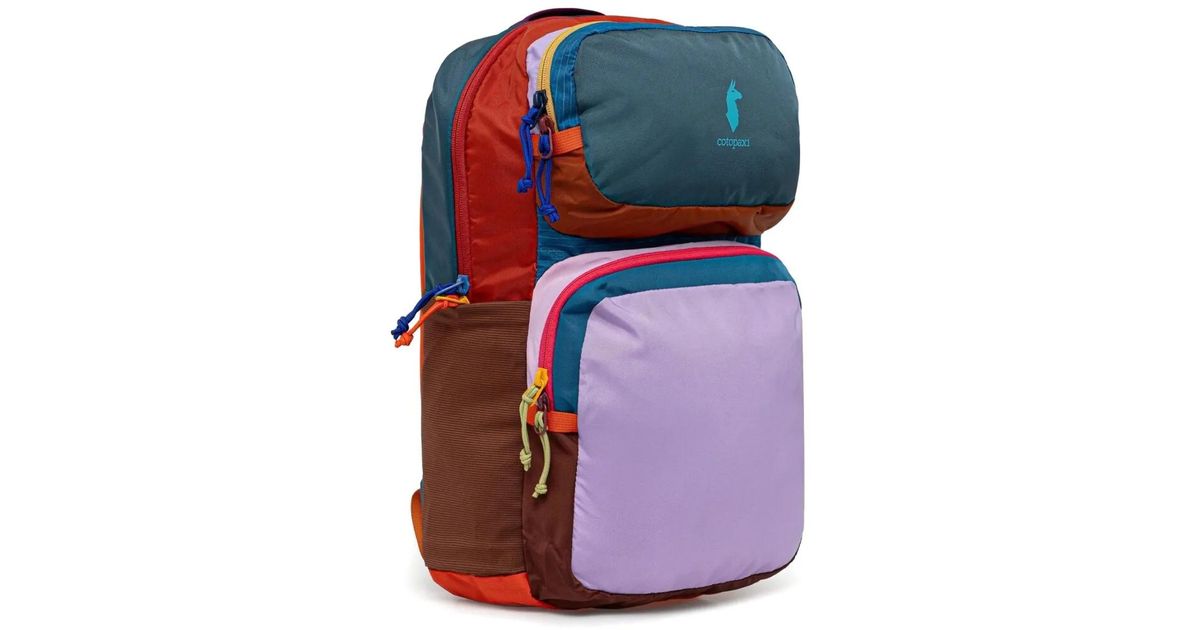 COTOPAXI Tasra Patchwork-Panel Backpack in Purple | Lyst UK