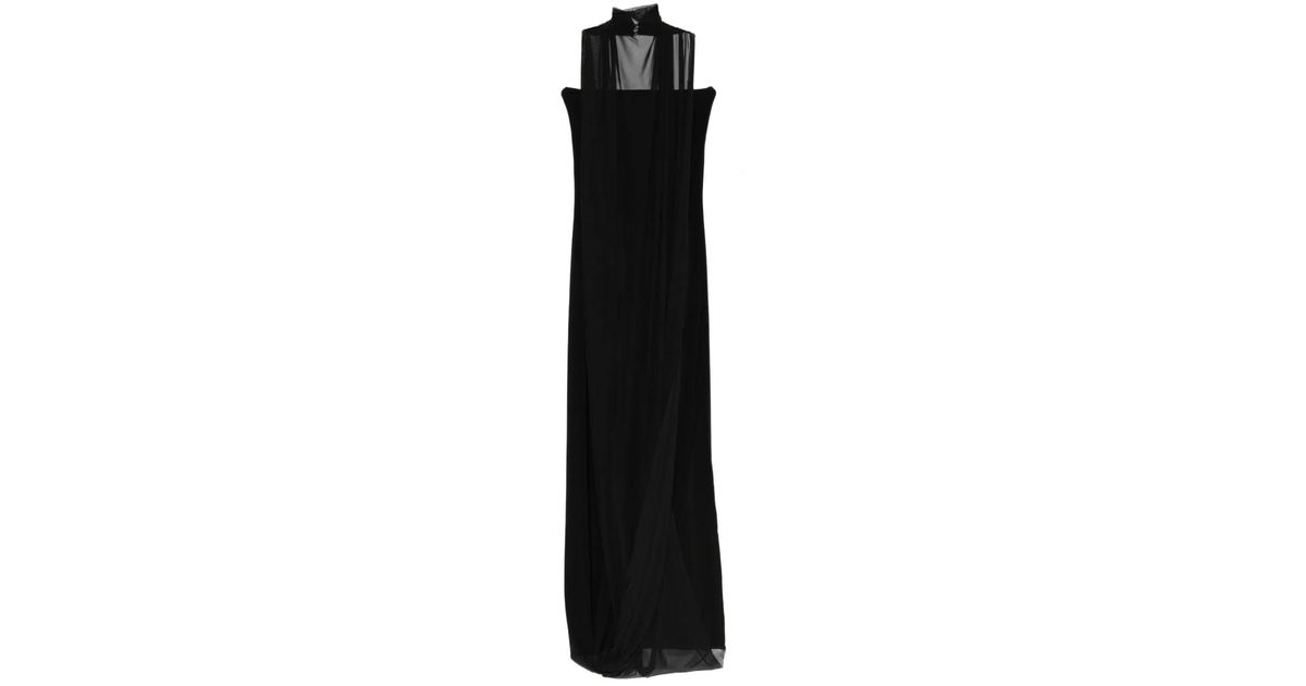 Atu Body Couture Halterneck Gown in Black | Lyst