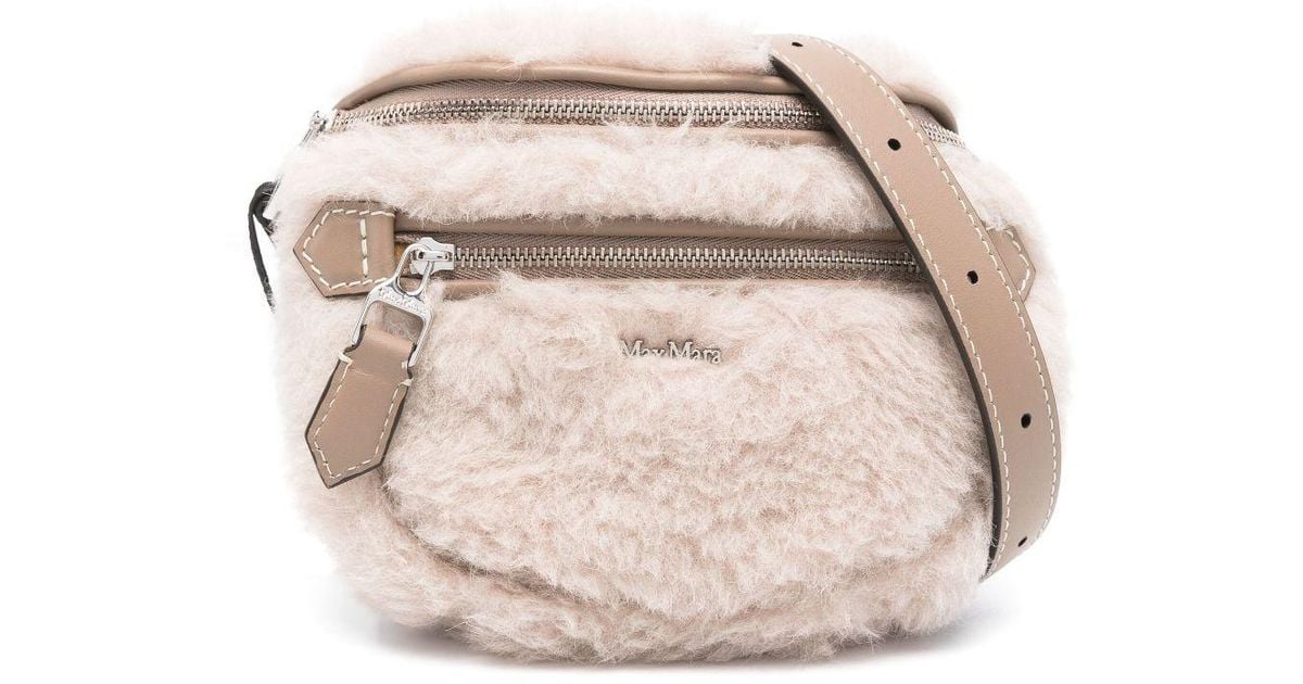 Sportmax Mini Banane Velt Bag in Natural | Lyst UK