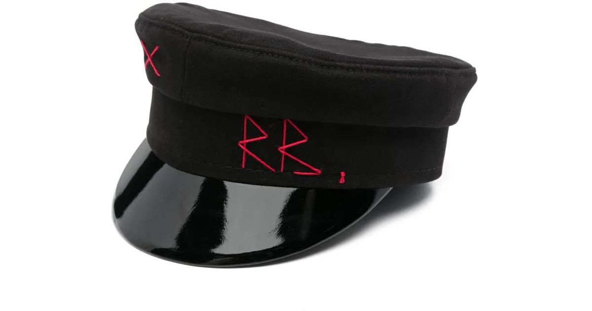 Ruslan Baginskiy Logo-Embroidered Baker Boy Hat in Black | Lyst UK