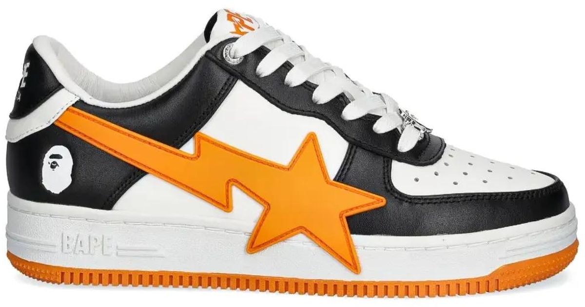 A Bathing Ape Bape Sta Os #2 Sneakers in Black | Lyst