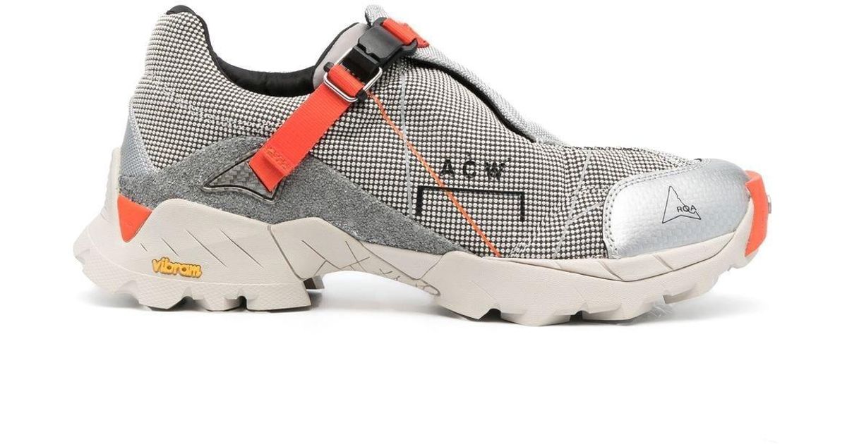 A_COLD_WALL* X Roa Minaar Low-top Sneakers in Silver (Metallic) for Men ...