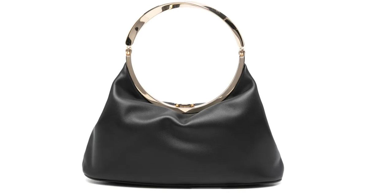 Jonathan Simkhai Round-Handle Tote Bag in Black | Lyst