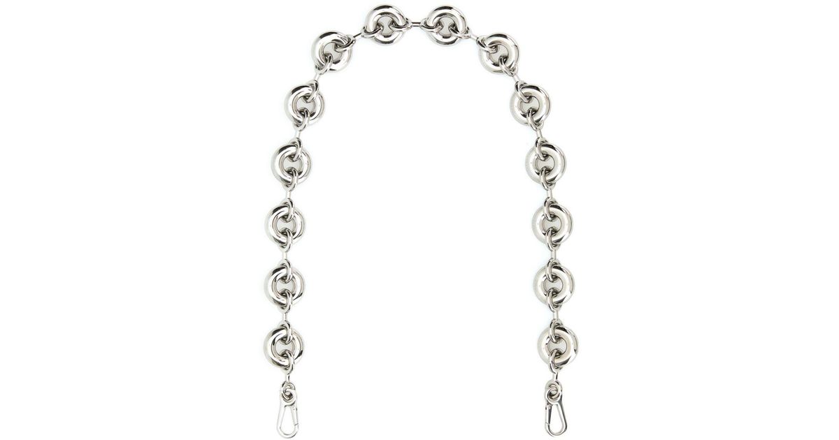 Loewe Chunky Donut Chain Strap in White | Lyst