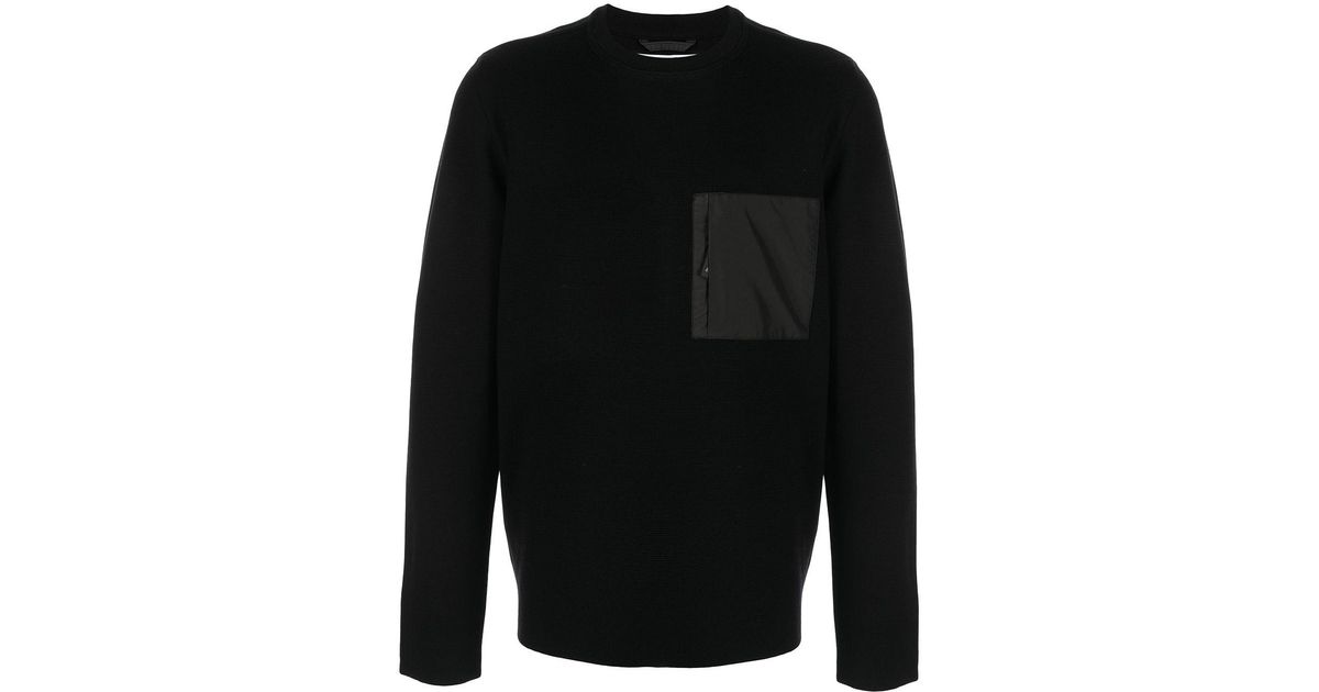 Aztech Mountain Wool Matterhorn Crew Neck Sweater in Black for Men | Lyst
