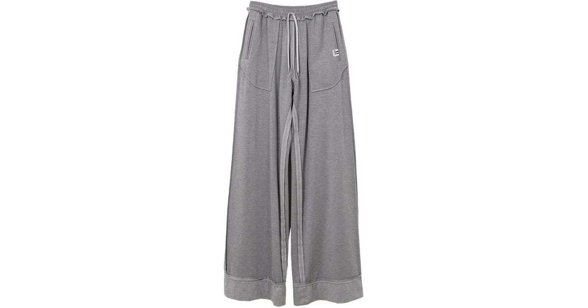 Maison Mihara Yasuhiro Inside Out Track Pants in Gray | Lyst