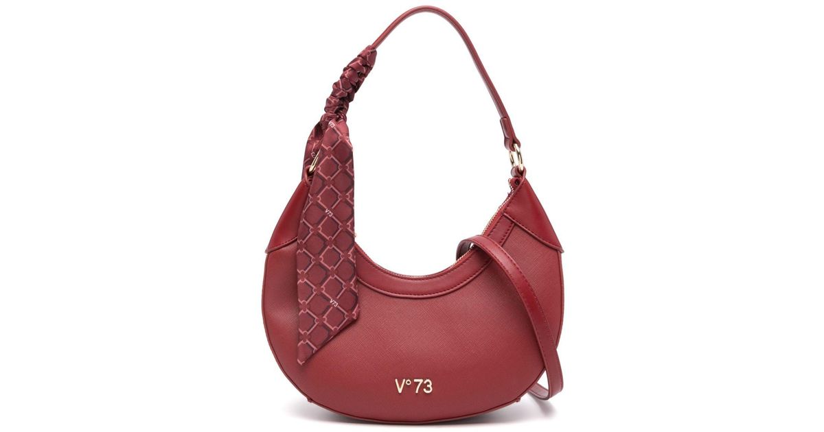 V73 Logo-Lettering Tote Bag in Red | Lyst