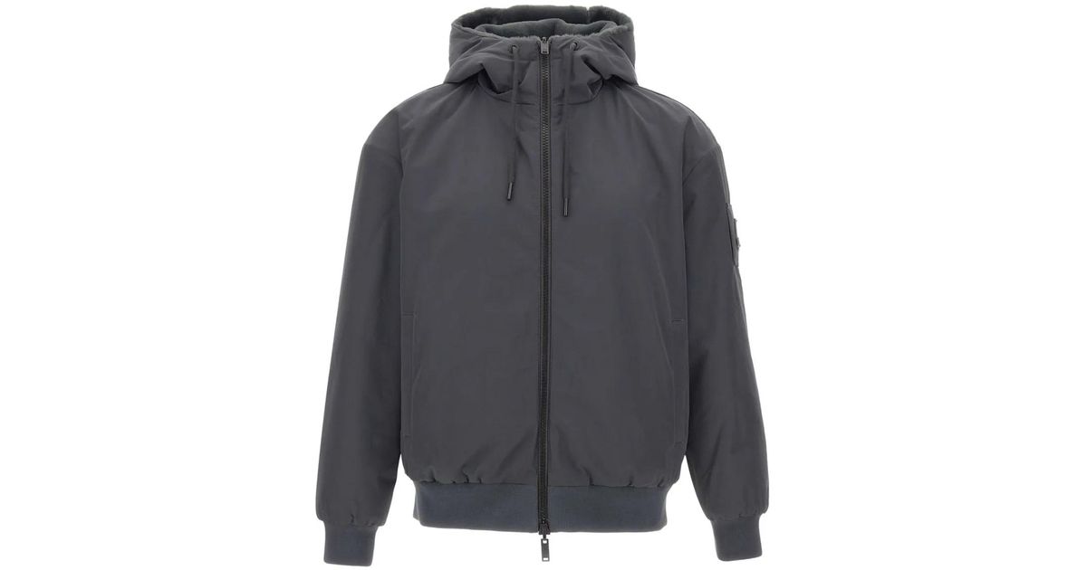 Moose Knuckles Reversible Hood Jacket in Gray for Men | Lyst
