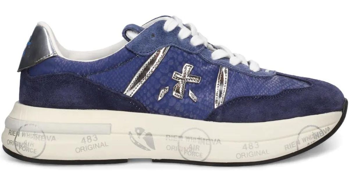 Premiata Cassie Sneakers in Blue | Lyst