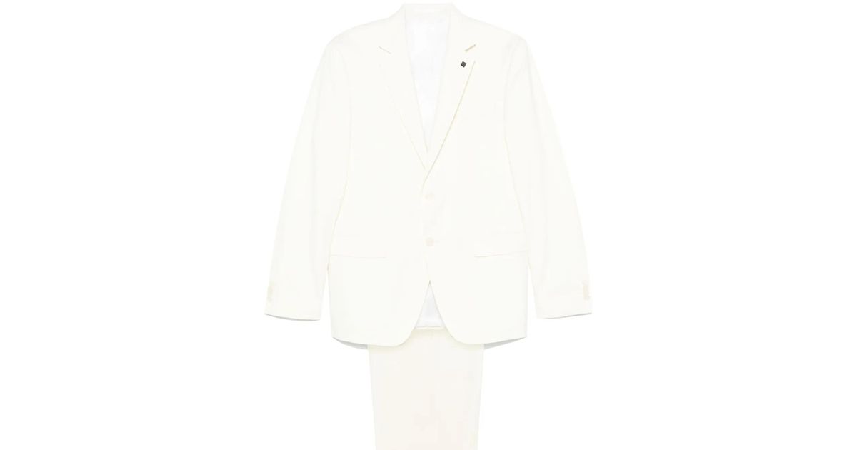 Karl Lagerfeld Drive Suit in White for Men | Lyst