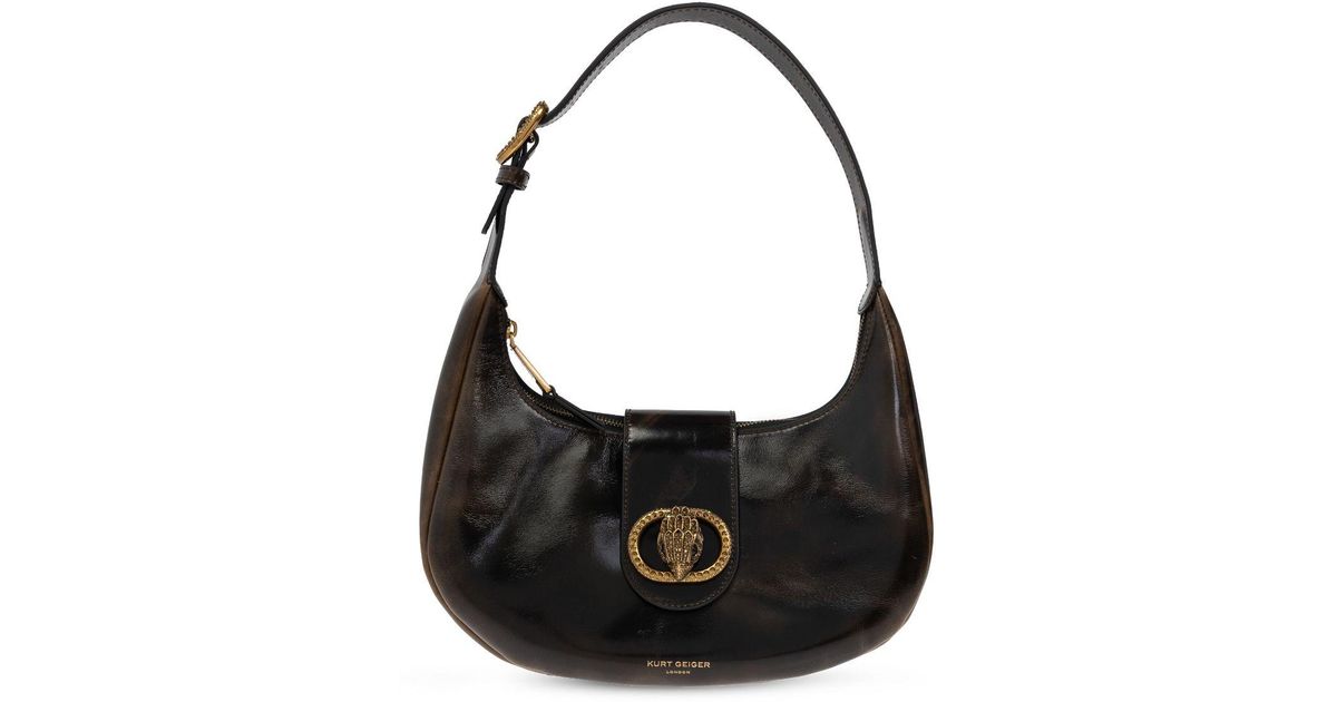 Kurt Geiger Chelsea Hobo Bag in Black | Lyst