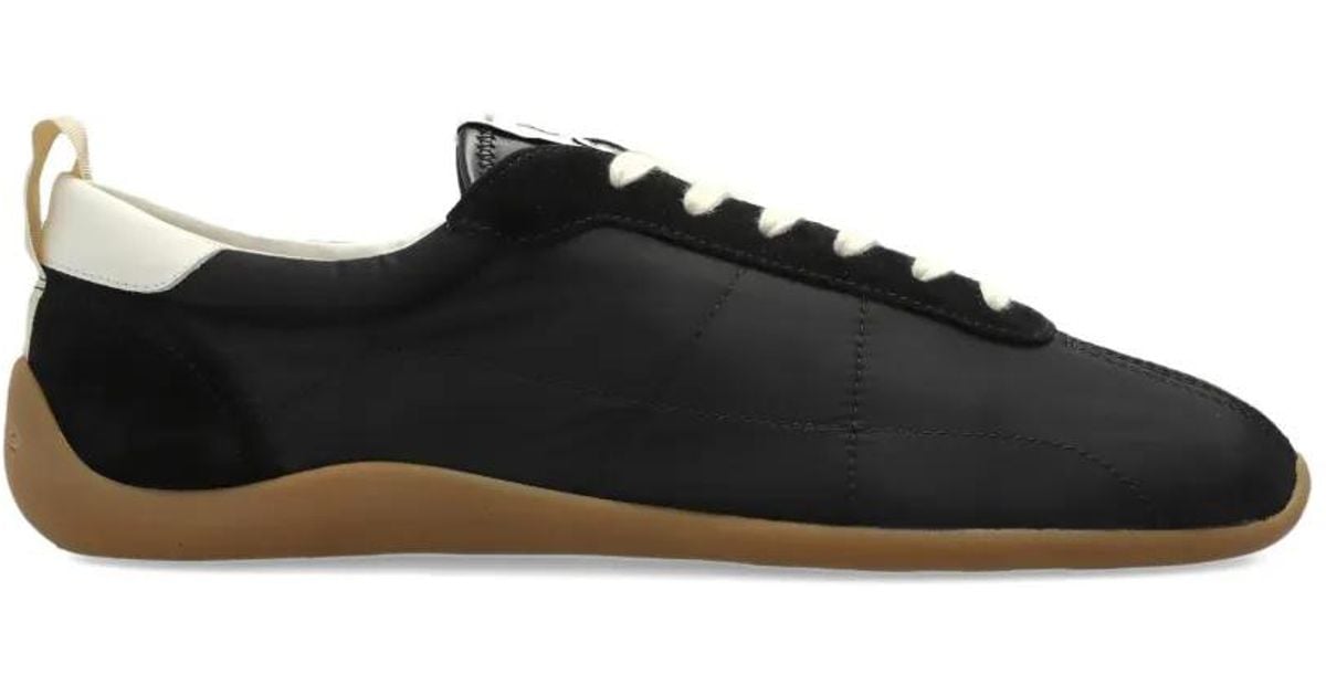 KENZO Lace-Up Panelled Sneakers in Black for Men | Lyst UK