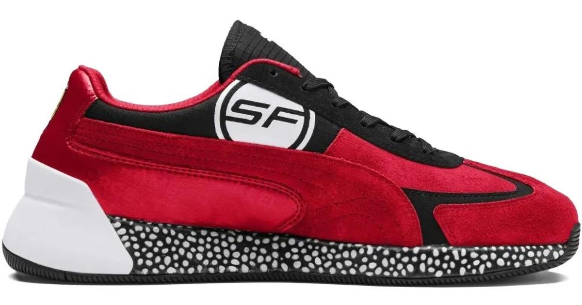 PUMA Sf Speed Hybrid Sneakers in Red | Lyst