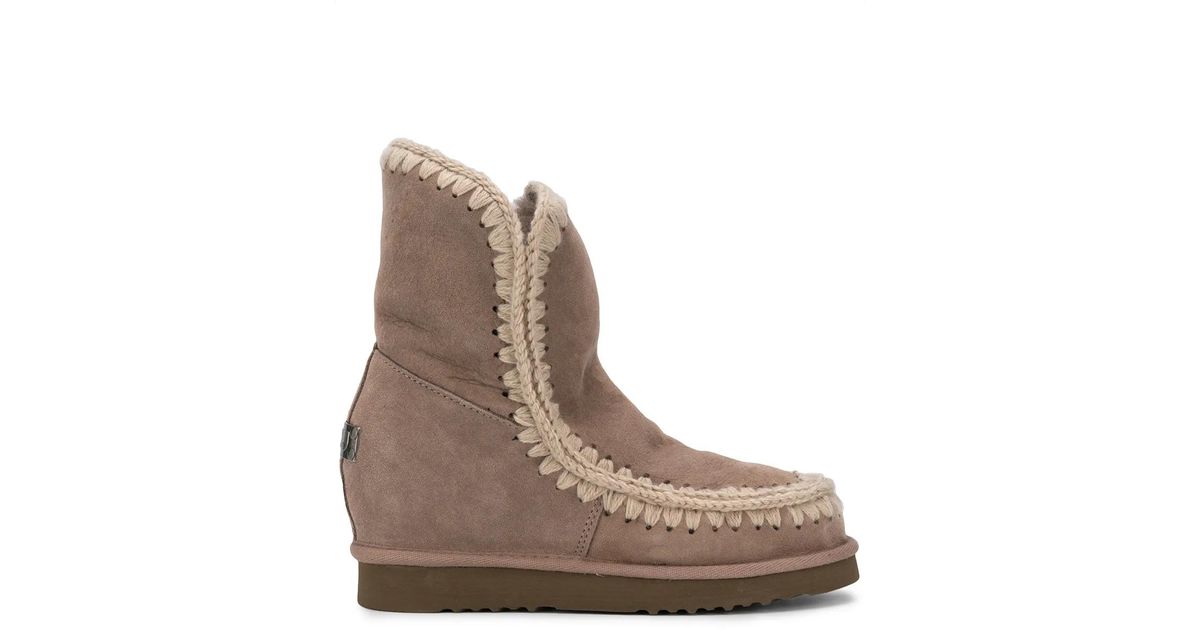 Mou Eskimo Boots in Brown | Lyst UK