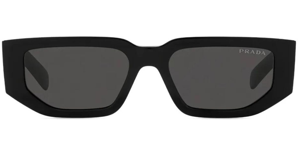 Prada Square-Frame Sunglasses in Black for Men | Lyst UK