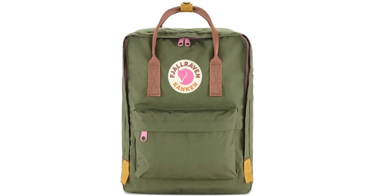 Fjallraven Kånken Koncept Logo-patch Backpack in Green | Lyst UK