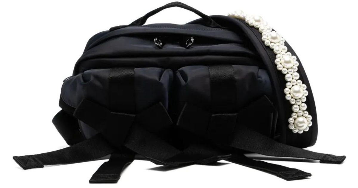 Simone Rocha Classic Bow Shoulder Bag in Black | Lyst UK