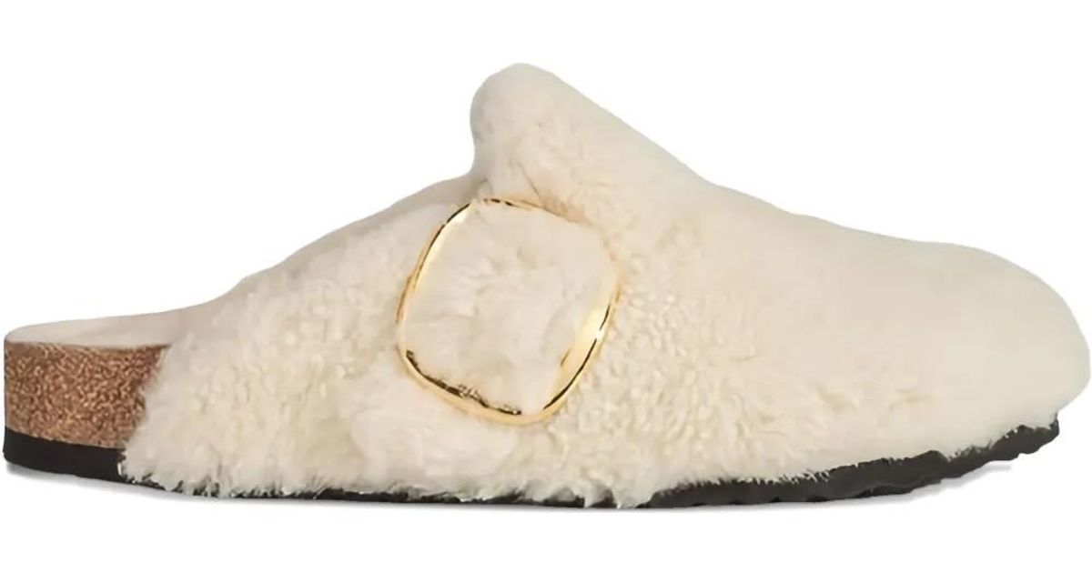 Birkenstock Boston Slippers in White for Men | Lyst UK