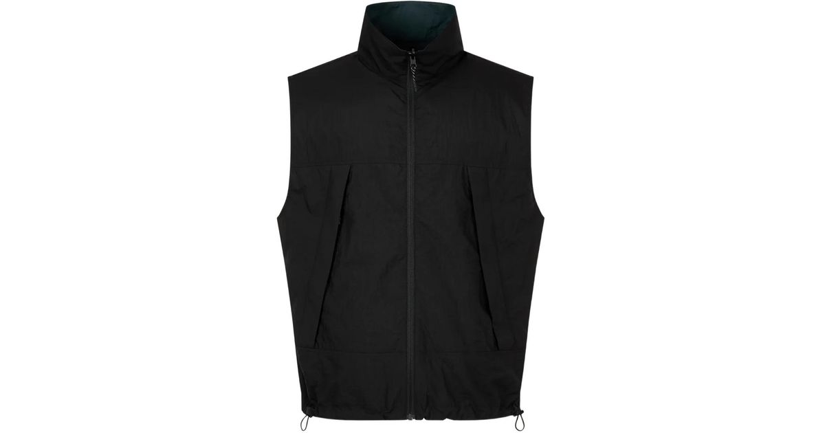Studio Tomboy X Reversible Zip-Front Vest in Black | Lyst UK