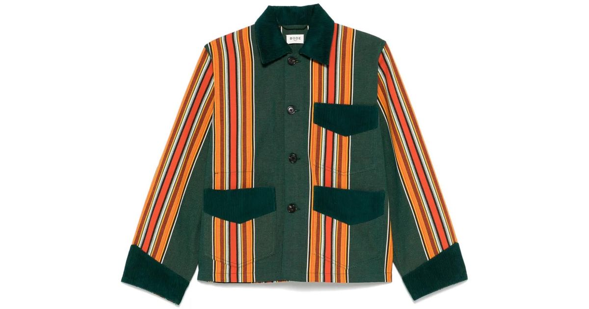 Bode Parakeet Jacket in Green | Lyst