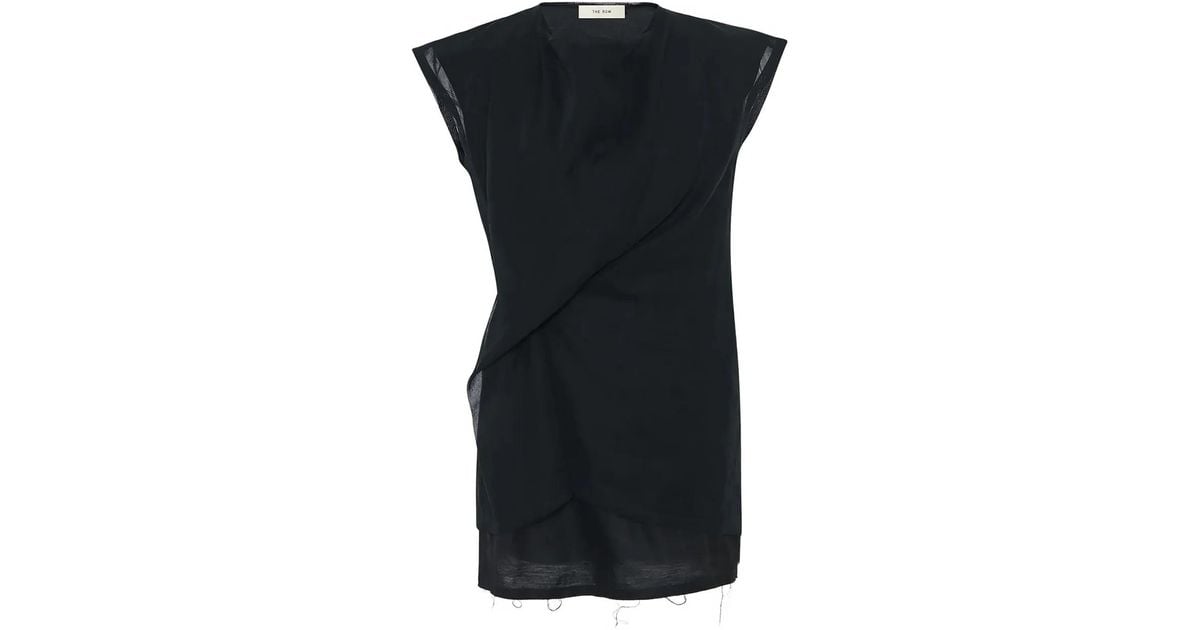 The Row Inawa Top in Black | Lyst