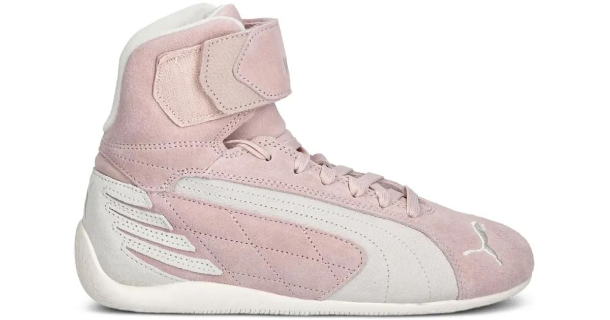 PUMA Speedcat Mid Sneakers in Pink | Lyst