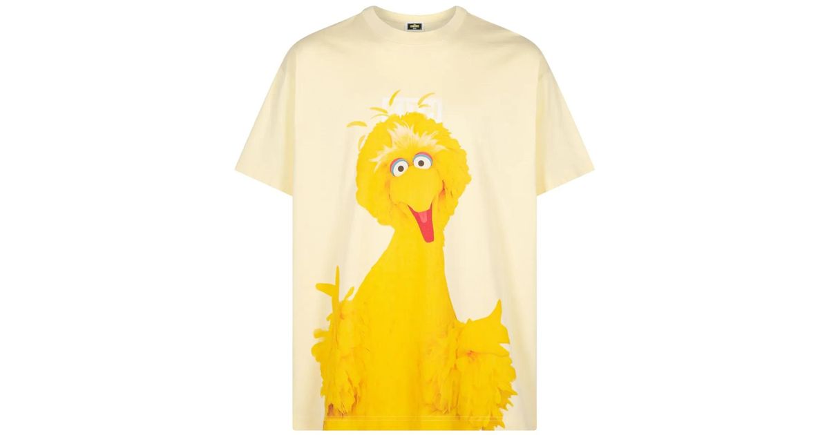 Kith X Sesame Street Big Bird "Sunrise" T-Shirt in Yellow for Men | Lyst