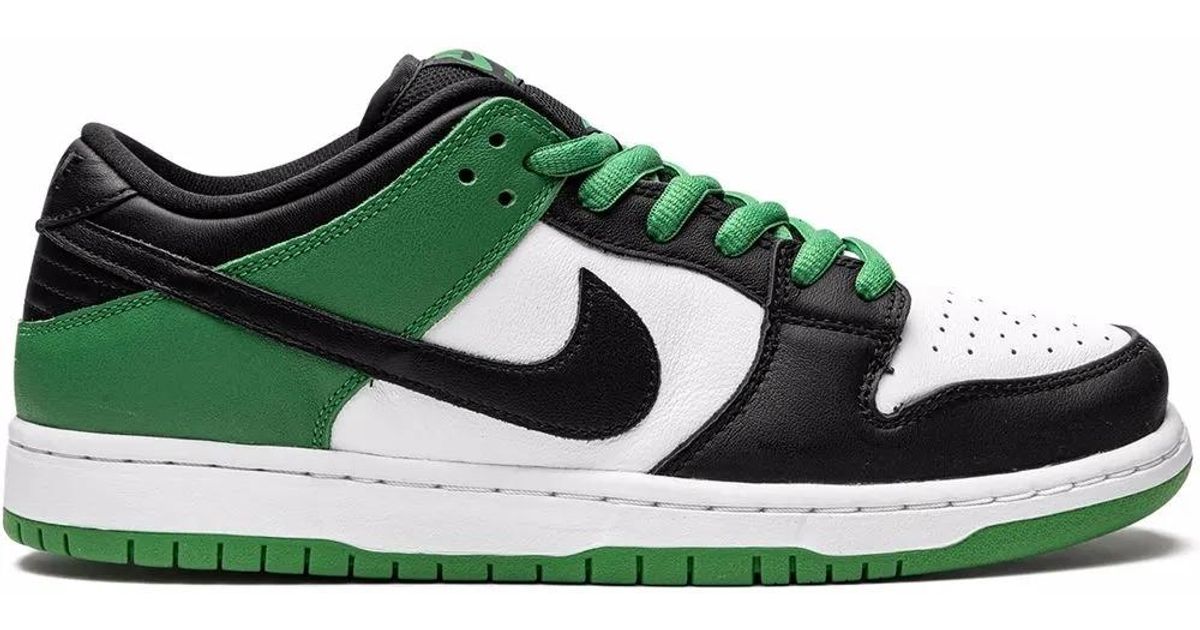 Nike Dunk Low Pro Sb "Classic" Sneakers in Green | Lyst UK