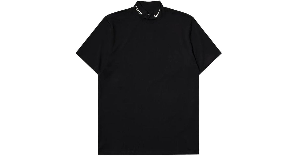 Nike X Drake Nocta Mock-Neck Logo Top in Black for Men | Lyst