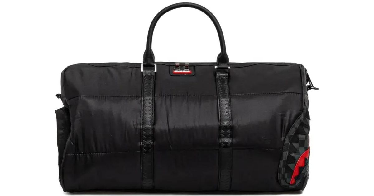 Sprayground Logo-Tag Travel Bag in Black | Lyst