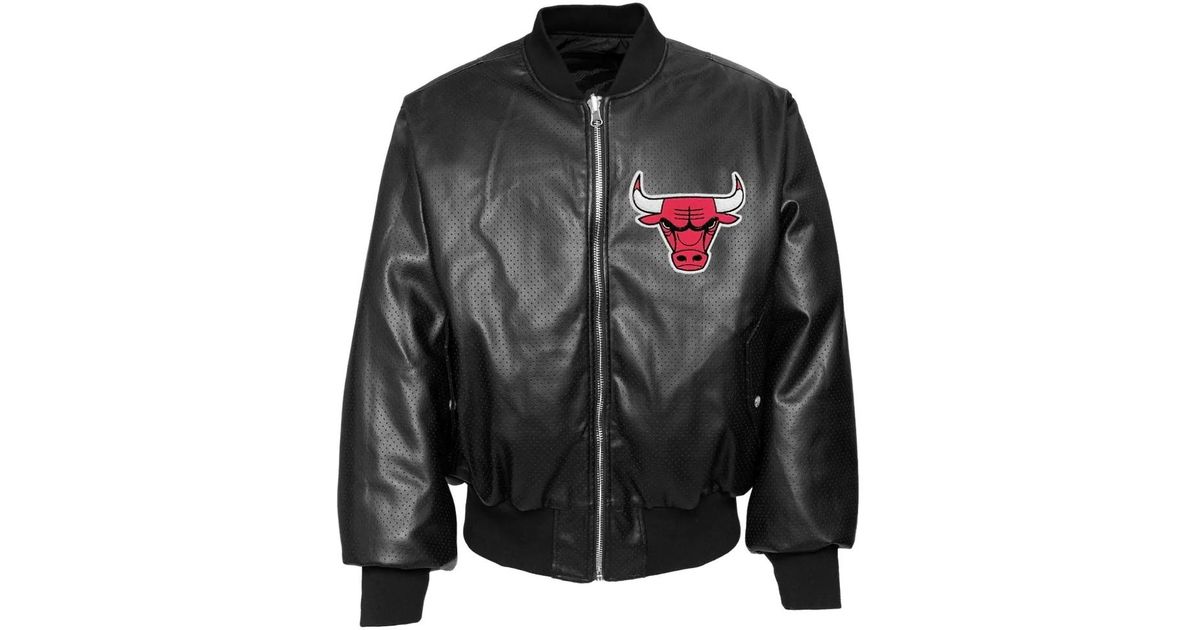 Jeff Hamilton X Nba Reversible Bomber Jacket in Black for Men | Lyst UK