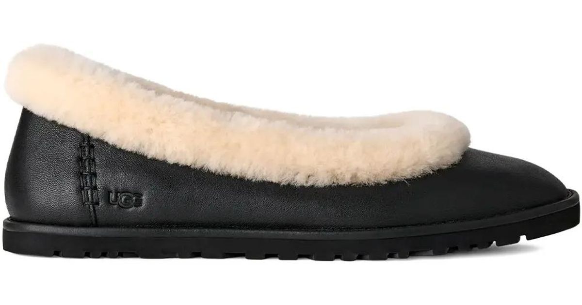 Ballerines Texturées UGG en coloris Noir | Lyst