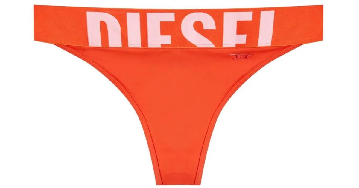 DIESEL Lola Bikini in Orange | Lyst