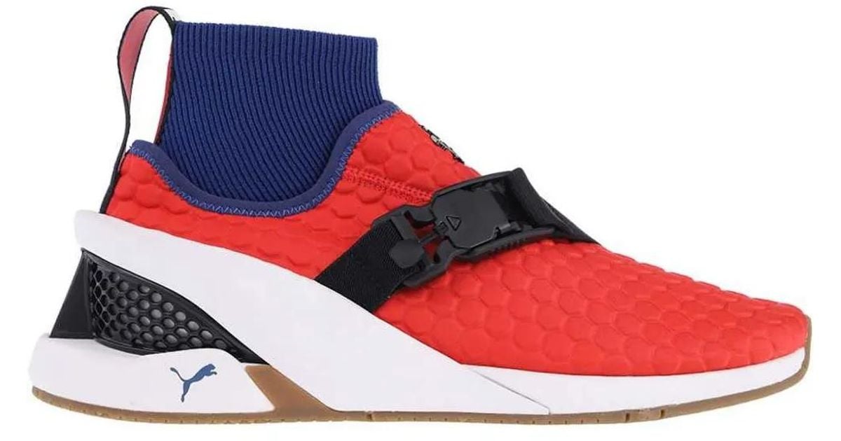 Ferrari X Puma High-Top Sneakers in Red for Men | Lyst