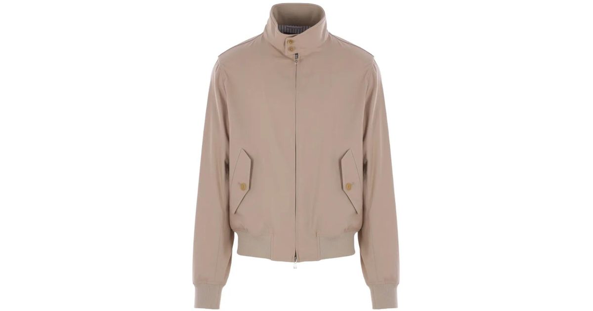J.Press Bomber Jacket in Natural for Men | Lyst UK