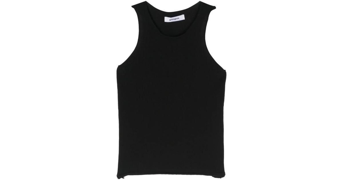 GIMAGUAS Galu Sleeveless Top in Black | Lyst