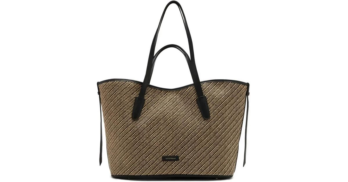 Coccinelle Large Never Without Bag Tote Bag in Brown | Lyst UK