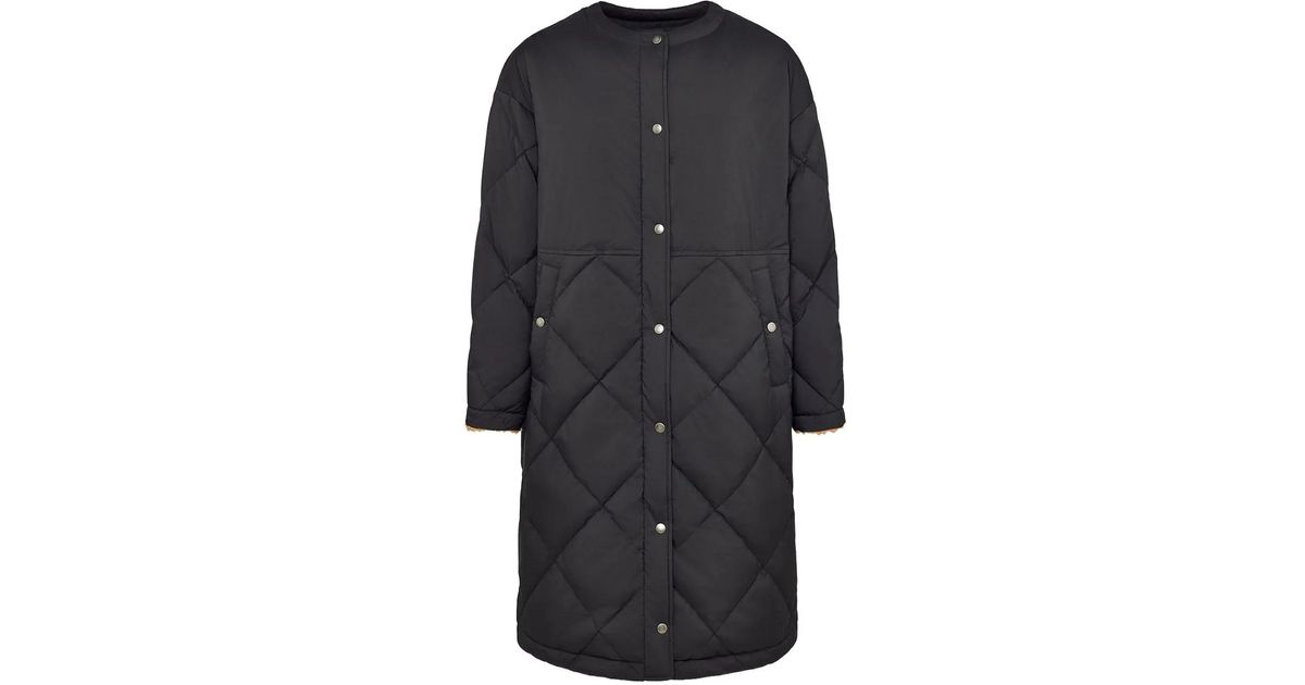 Pyrenex Blossom Quilted Coat in Black | Lyst UK
