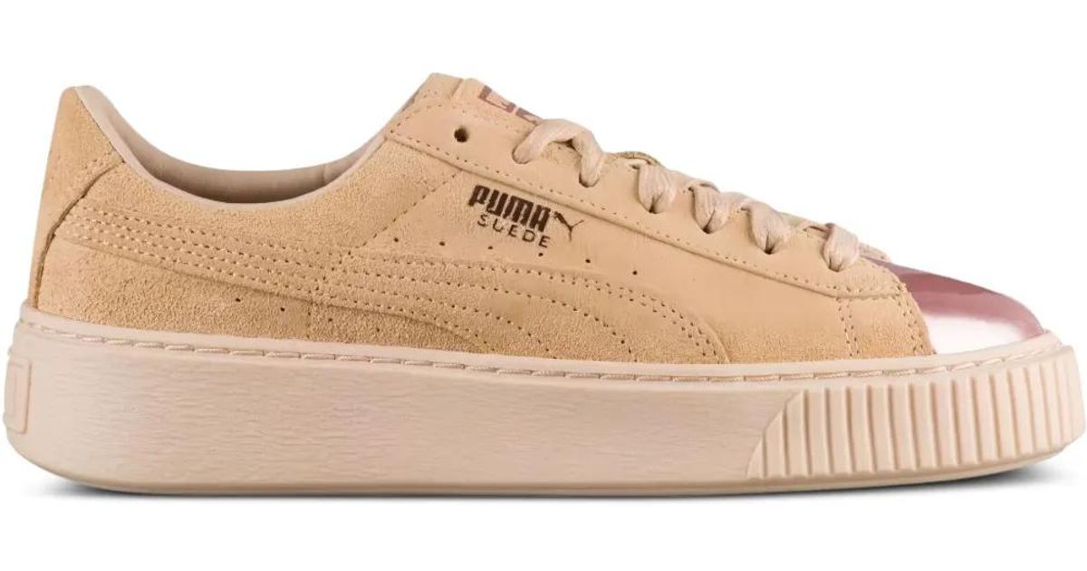 PUMA Suede Platform Sneakers in Pink | Lyst UK