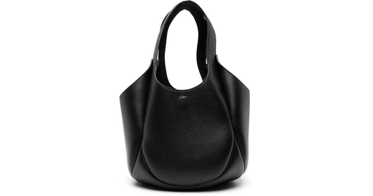 Coperni Bucket Swipe Leather Tote Bag in Black | Lyst Australia