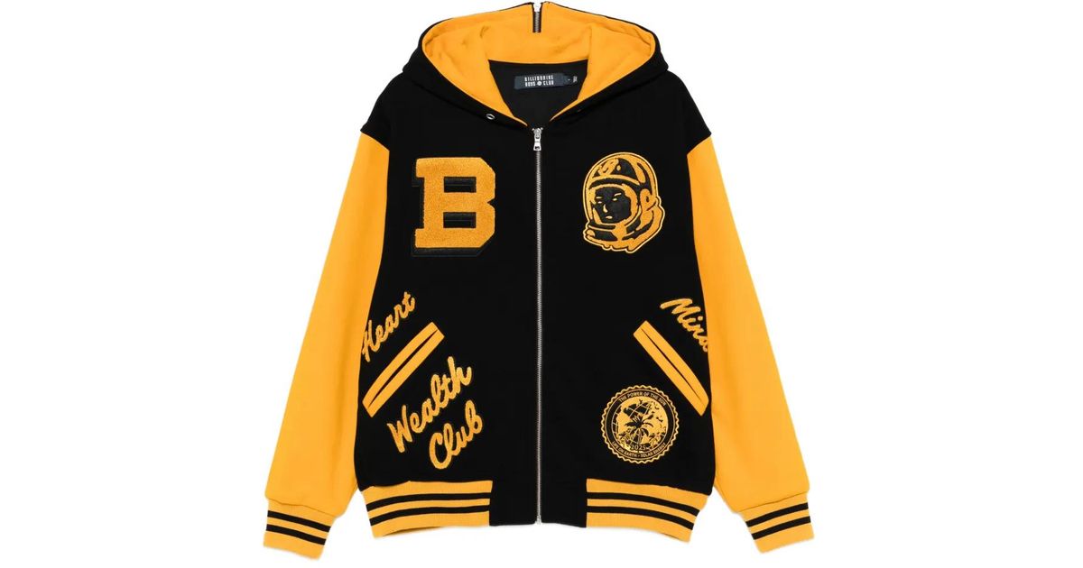 BBCICECREAM Letter-Appliqué Bomber Jacket in Black for Men | Lyst UK
