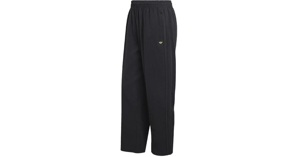 adidas Firebird Pinstripe Logo Track Pants in Blue for Men | Lyst